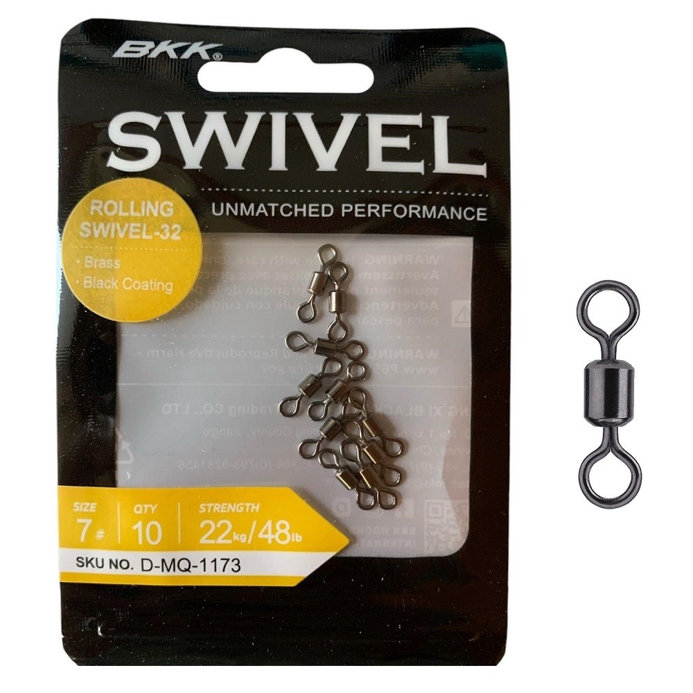 Fırdöndü & Klips - Bkk - BKK Rolling Swivel-32 Fırdöndü No:7 (10'lu Paket)