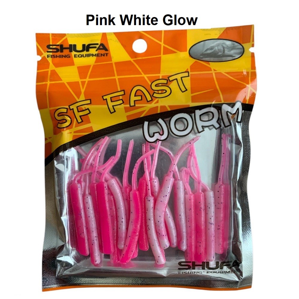 Yapay Yemler - Shufa - Shufa Fast Worm 5.2cm LRF Silikon Yem (18'li Paket)