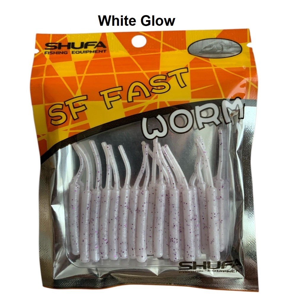 Yapay Yemler - Shufa - Shufa Fast Worm 5.2cm LRF Silikon Yem (18'li Paket)