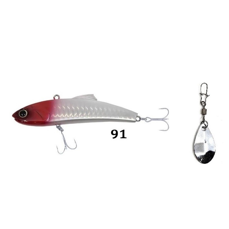 Yapay Yemler - Kendo - Kendo Zero Arise SH Vib 83S 83mm 26gr Sinking Maket Yem (Kaşıklı)